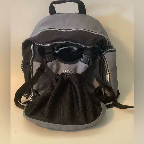 Kaepa | Bags | Kaepa Backpack Gray Black Hiking School Bag Removable ...